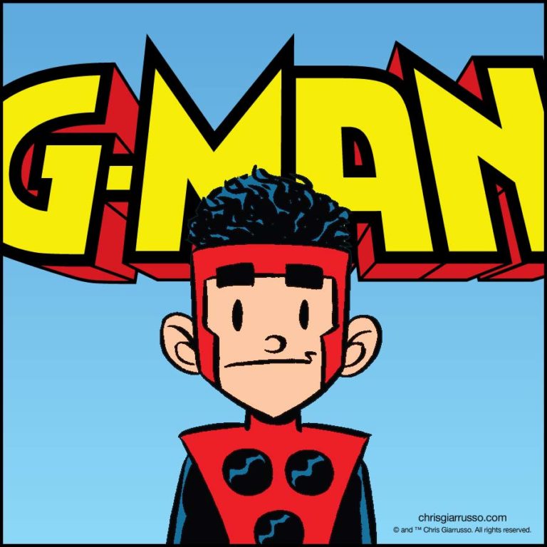 G-Man Characters from the popular book series by creator Chris Giarrusso